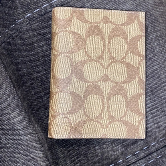 Coach | Accessories | Coach Passport Case In Signature Canvas | Poshmark